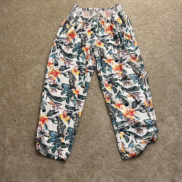 Westbound | Pants & Jumpsuits | Westbound Tropical Print Resort Pants ...